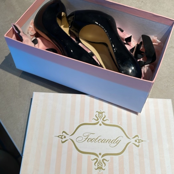 Foot Candy | Shoes | Hot Patent Leather Foot Candy Peep Toe Heels ...
